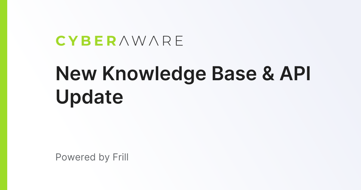 New Knowledge Base & API Update | Frill.co