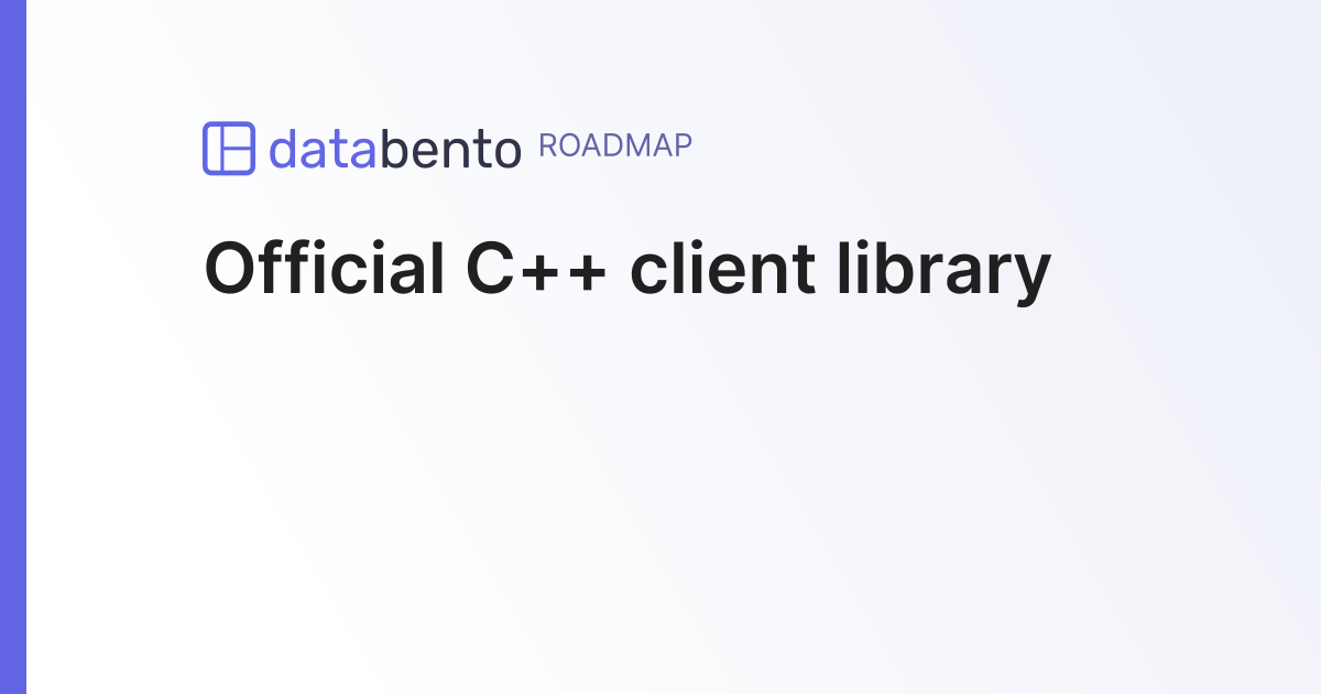 Official C++ client library