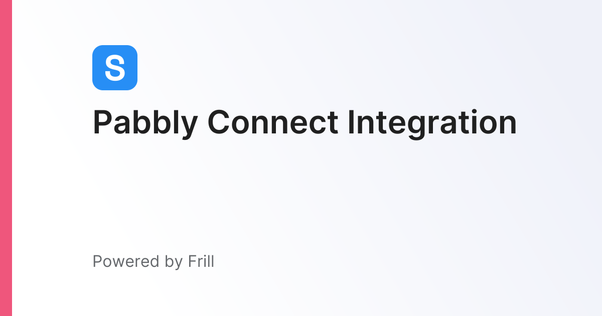 Pabbly Connect Integration